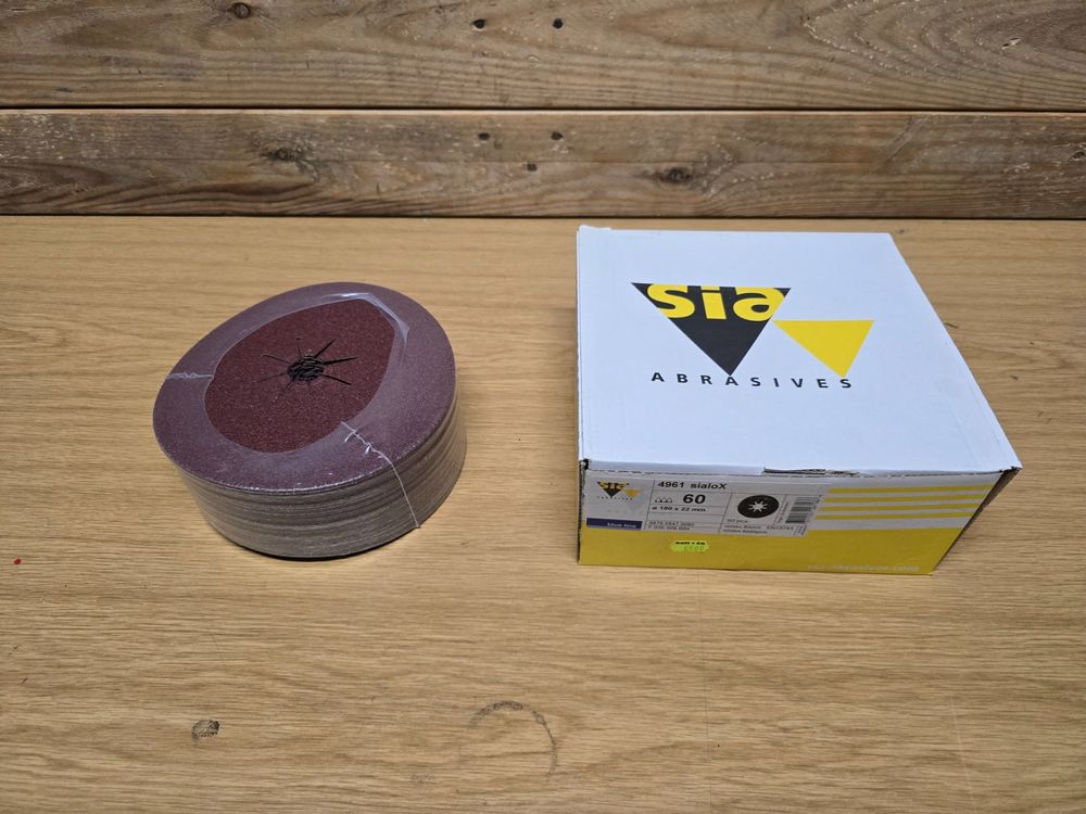 Sia Sialox D: 180x22mm Schleifpapier P60/ 50 Stk. ab 1.- (Neu und ...