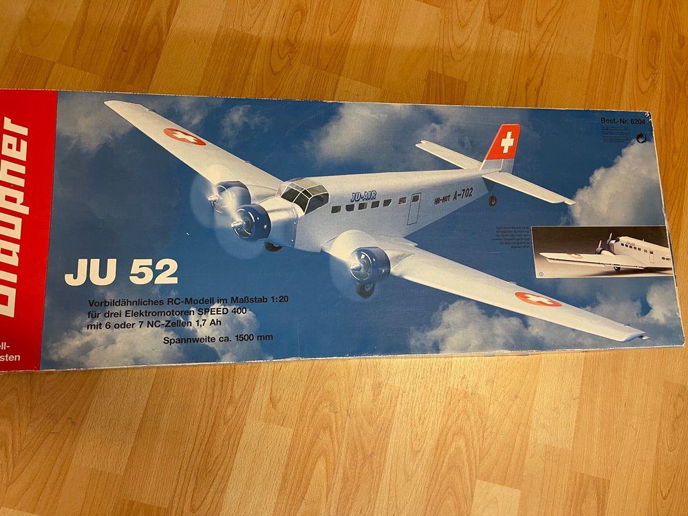 RC Modell-Bausatz JU-52 (Neu und originalverpackt) in Oberurnen für CHF ...