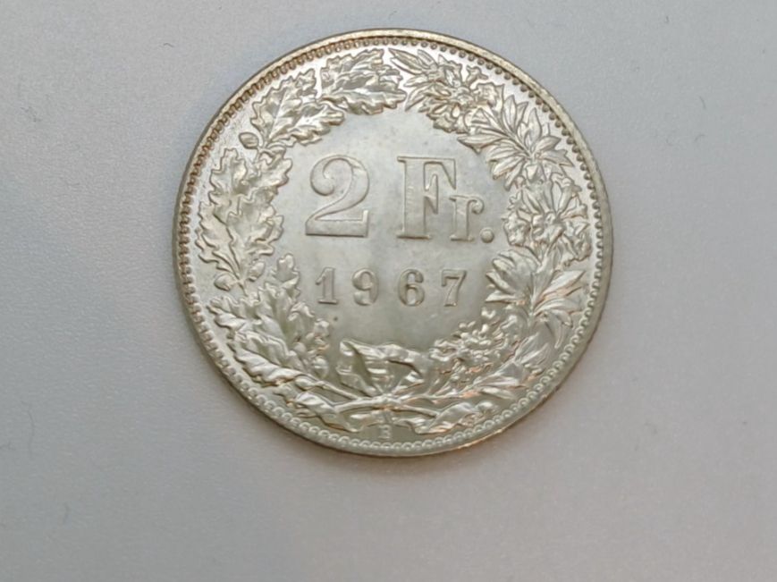 Schweiz 2 Franken 1967 unzirkuliert !! (b) | Kaufen auf Ricardo