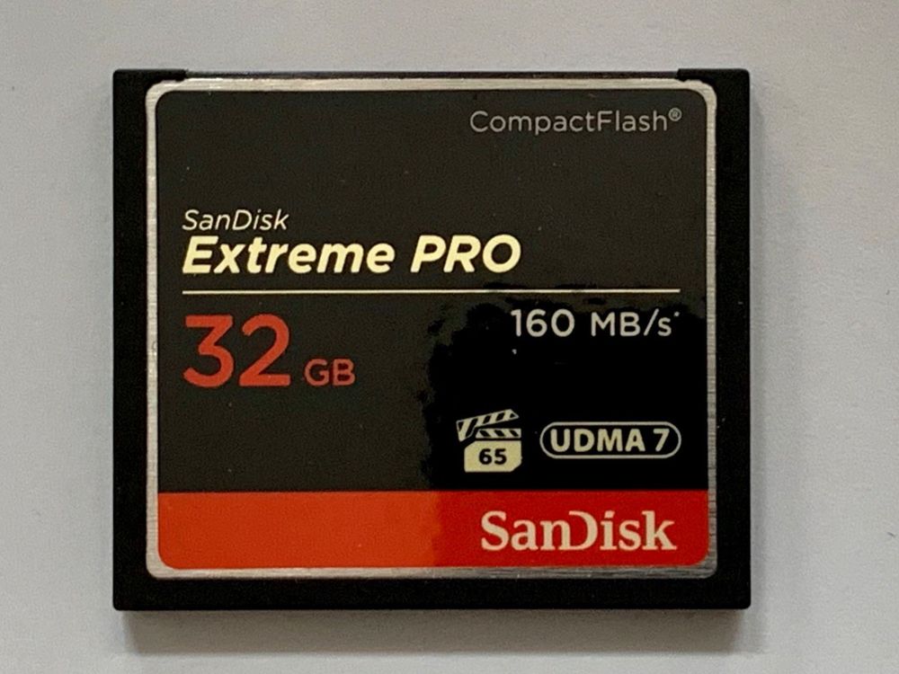 SanDisk Extreme Pro 32 GB CompactFlash (Gebraucht) in Bern für CHF 21 – mit Lieferung auf ...
