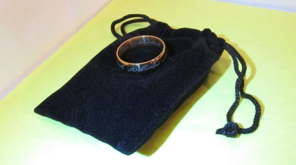 Neuer Ring zum Film Lord of the Rings Herr der Ringe Gr. 7 | Kaufen auf ...