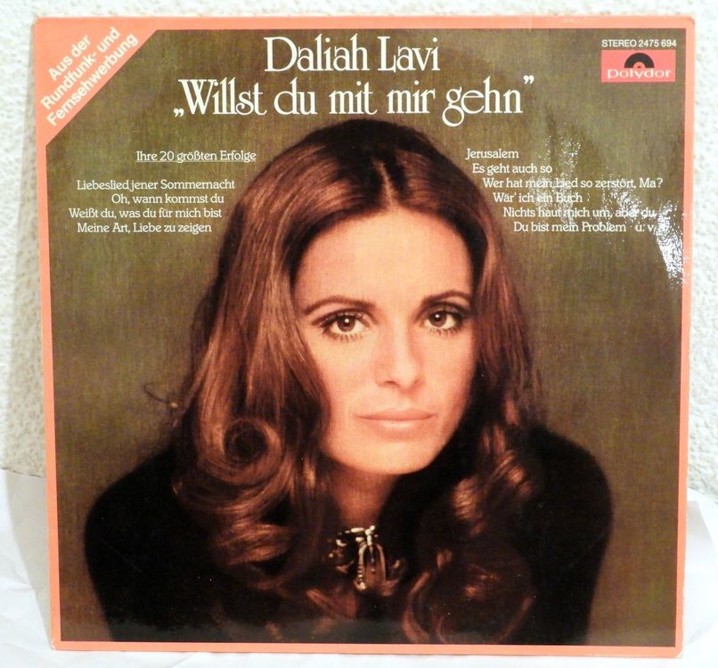 Daliah Lavi – Willst du mit mir gehn' Schallplatte, Top Z... (Gebraucht ...