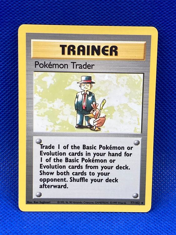 Pokemon BASE SET / Pokemon Trader 77 / 102 EN - (EX) Train (Gebraucht ...