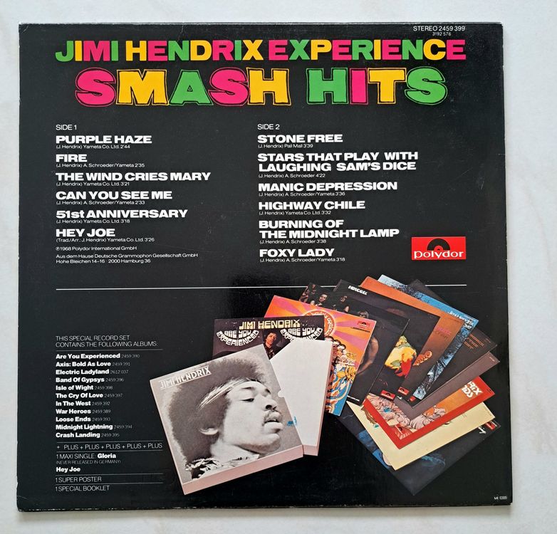 Jimi Hendrix Experience - Smash Hits (Gebraucht) in Felsberg für CHF 10 – mit Lieferung auf ...