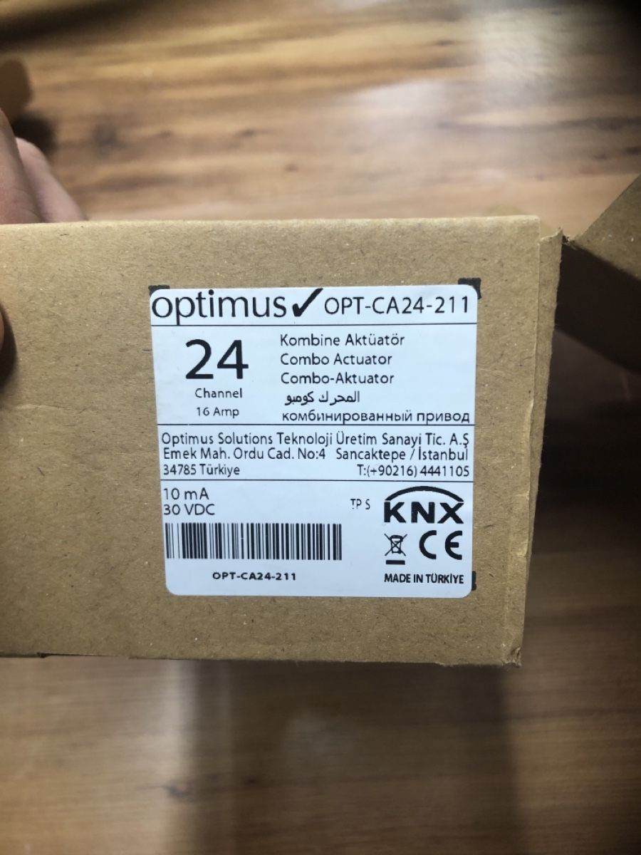 KNX Kombiaktor Schalt-Jalusie, Optimus OPT-CA24-211 (Neu und ...