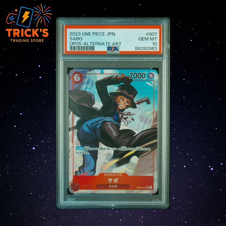 One Piece JPN 2023 Sabo OP05-007 PSA 10 GEM MT (Neu (gemäss Beschreibung)) in Wettswil für CHF ...