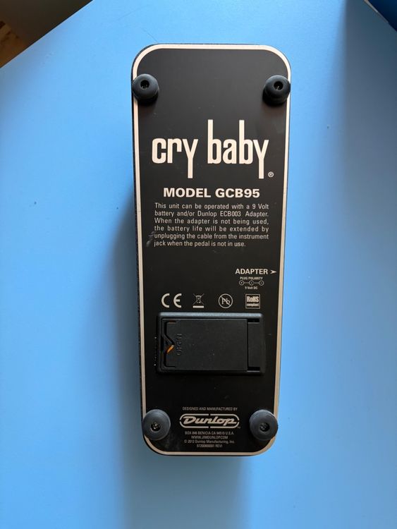 Pédale Wah Cry Baby GCB95 Dunlop Vintage Occasion (Gebraucht) in Petit-Lancy für CHF 43 – mit ...