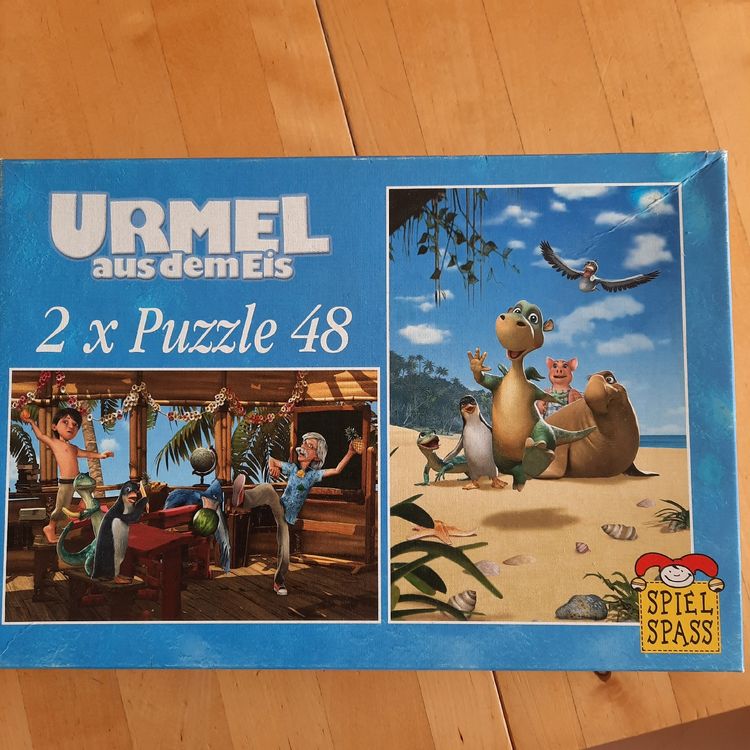 2 Puzzles 'URMEL aus dem Eis' je 48 Teile (Gebraucht) in Trimstein für ...