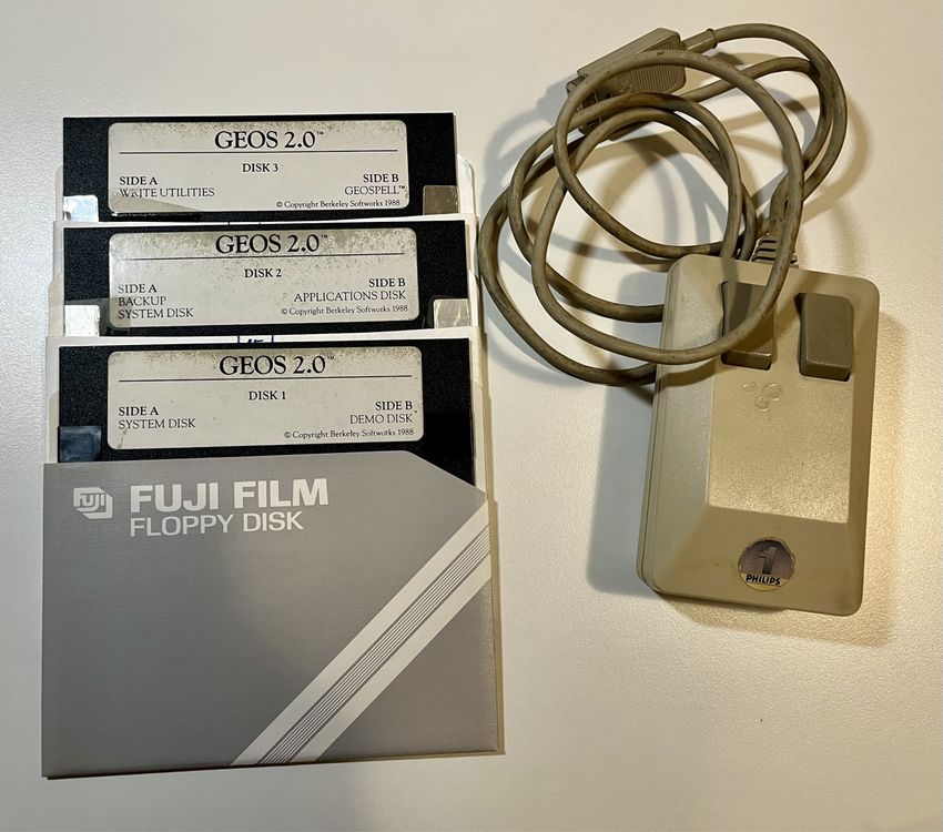 Geos 2.0 software + mouse (Commodore 64 / 128) (Gebraucht) in Caslano ...
