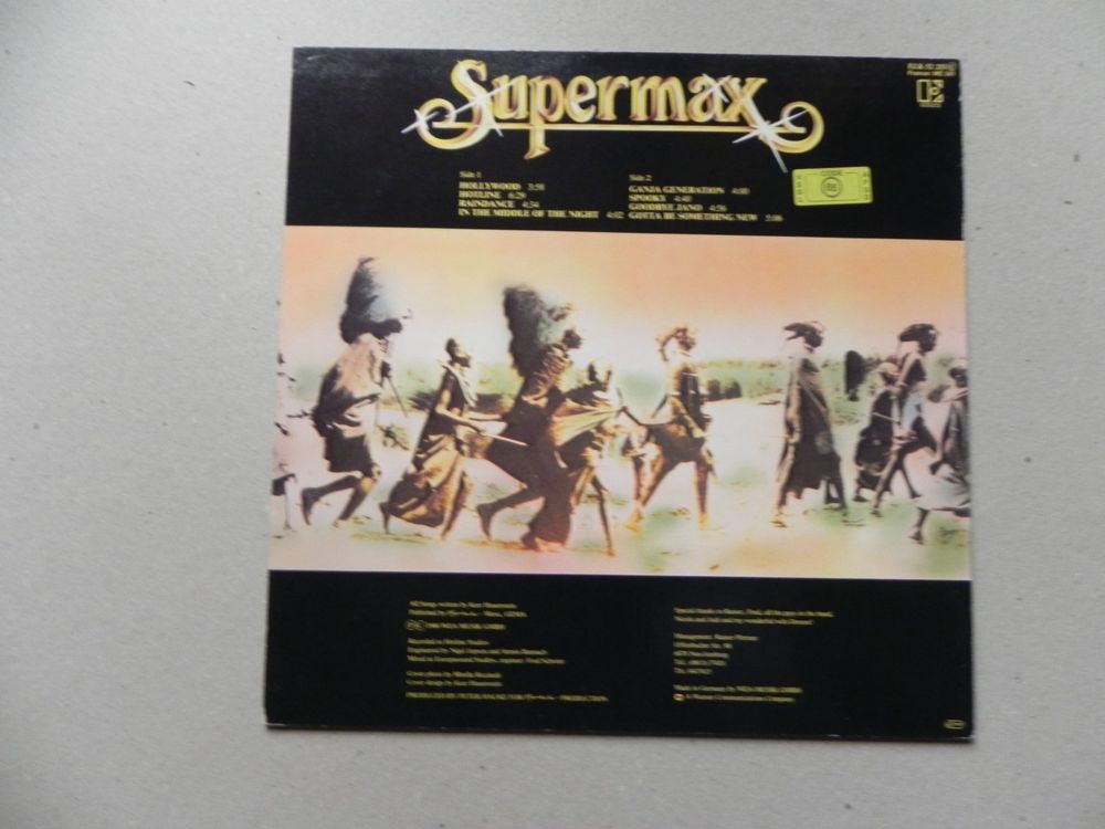 LP Funk Reggae Disco Band Supermax 1980 Types of Skin (Gebraucht) in ...