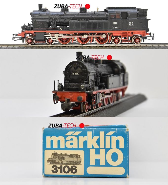 Märklin 3106 Dampflok BR 78 DB H0 WS OVP | Kaufen auf Ricardo