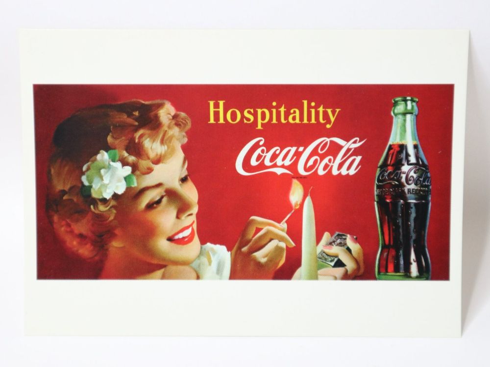 1996 AK Coca Cola Poster 1950 Hospitality Pin-Up (Gebraucht) in ...