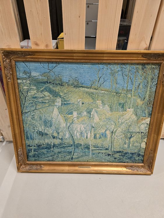 Camille Pissarro "Les toits rouges coin de village" Druck | Kaufen auf ...