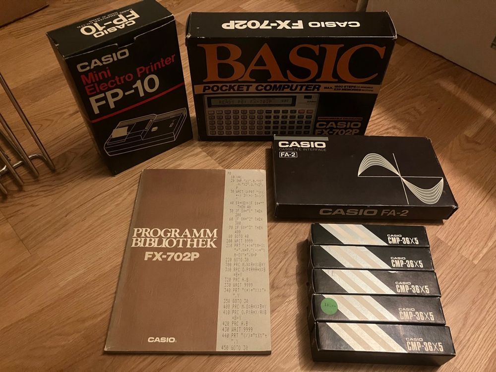 Casio FX-720P / Casio FA-2 / Casio FP-10 / Casio CMP-36X5 (Gebraucht ...