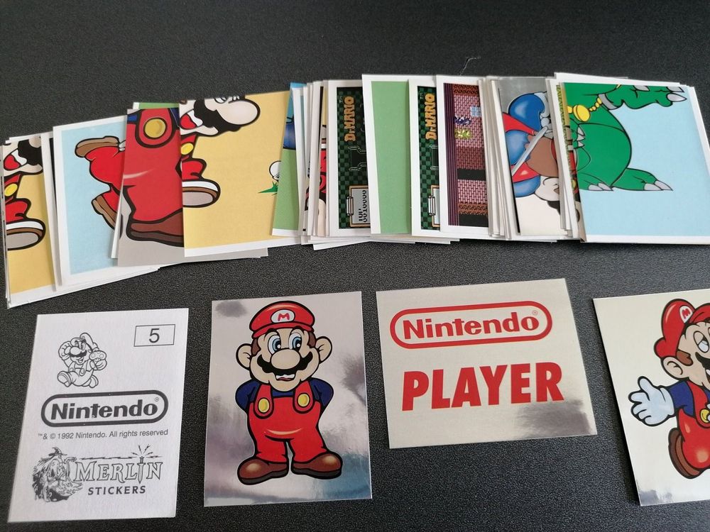 60 Nintendo Album Sticker von 1992 | Kaufen auf Ricardo