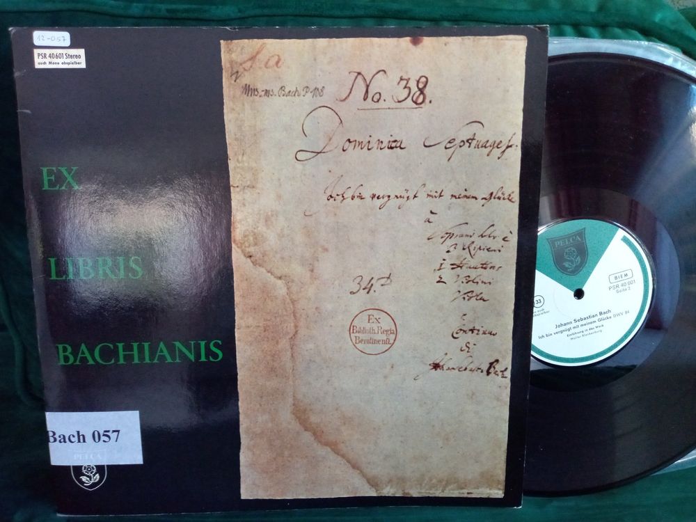 1 Kantate Bachs im Spiegel seiner Bibliothek; LP & Text , NM | Kaufen auf Ricardo