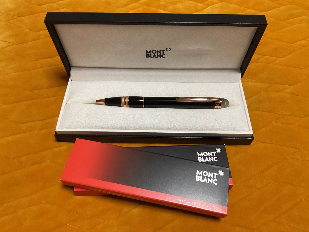 Montblanc Starwalker Red Gold Resin Line Kugelschreiber (Neu (gemäss ...