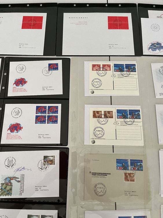 Album mit Schuber 60 FDC/Belege Schweiz 2000er Jahre | Kaufen auf Ricardo