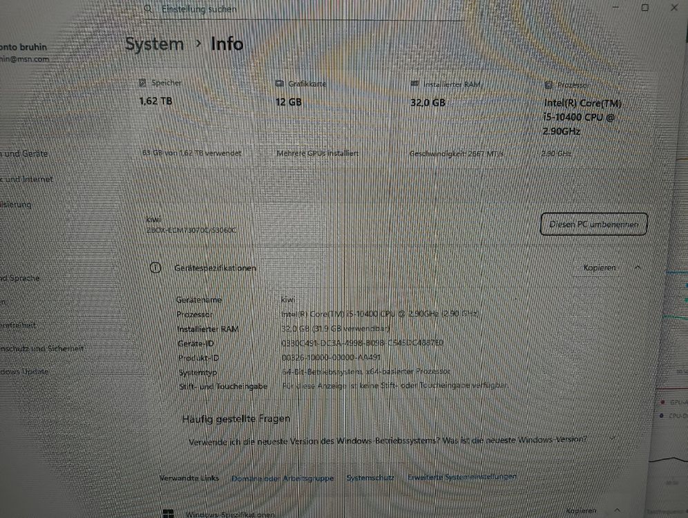 Mini Gaming PC RTX 3060, Intel i5-10400 - Top Zustand! (Gebraucht) in ...