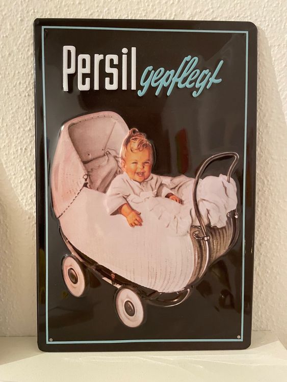 Persil gepflegt Baby 50 er-Werbeschild! | Kaufen auf Ricardo
