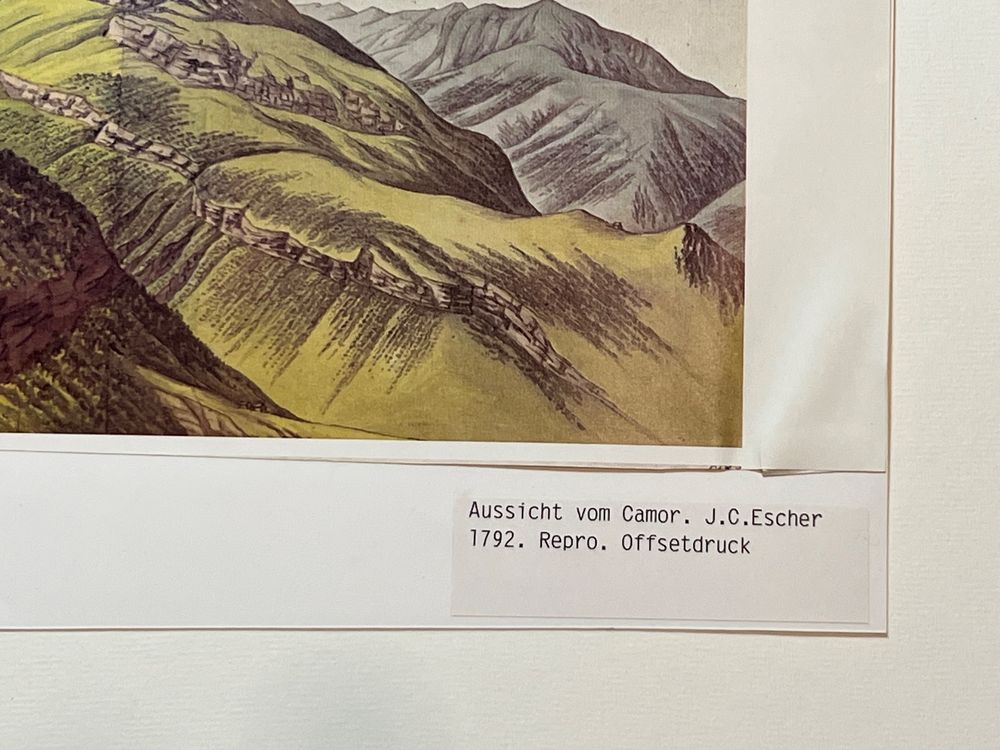Aussicht vom Camor auf Säntis und Hoher Kasten von Escher (Gebraucht) in Vaduz für CHF 39 – mit ...
