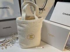 NEW Chanel Cream Tweed Handbag with Gold CC (Neu (gemäss Beschreibung ...