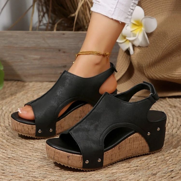 Sandales Cuir Synthétique Rembourré Inblu Damen Sandali Donna A Doppia ...