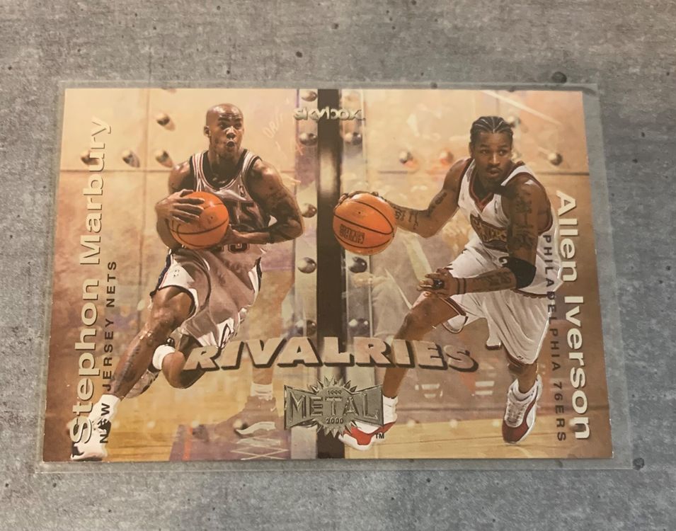 NBA A Iverson & S Marbury Rivalries Card (Neu (gemäss Beschreibung)) in ...