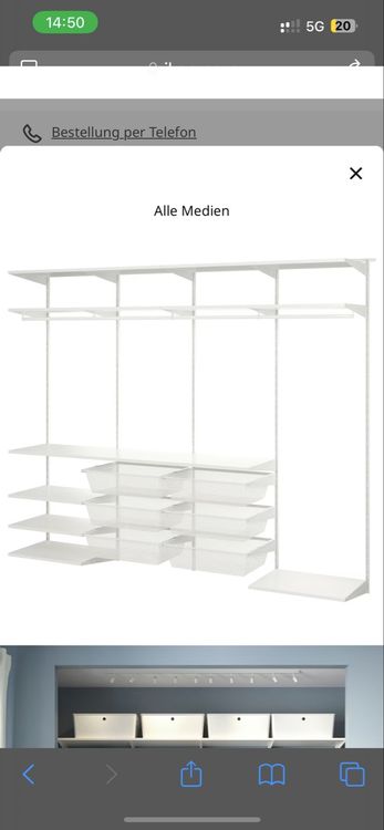 Ikea Boaxel Shelving System | Kaufen auf Ricardo