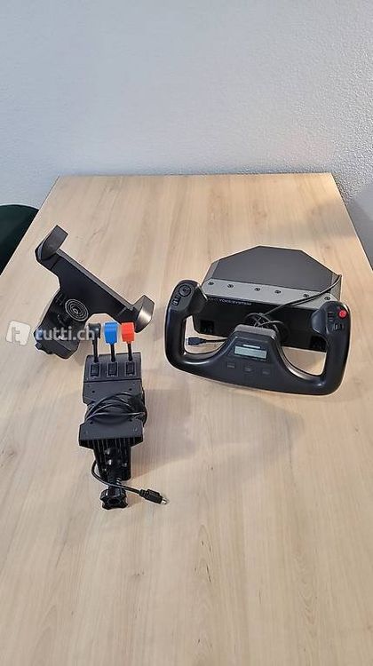 Logitech Fight Yoke System inkl. Thrustmaster Rudder Pedals | Kaufen ...