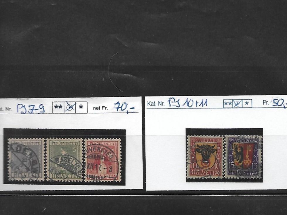 PJ gest. 1917 + 1918 Kat: CHF 120.- | Kaufen auf Ricardo