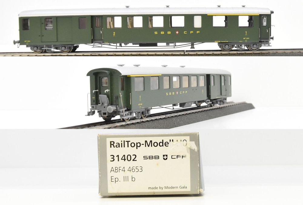 RailTop 31402 Personenwagen ABF4 SBB H0 GS mit OVP | Kaufen auf Ricardo