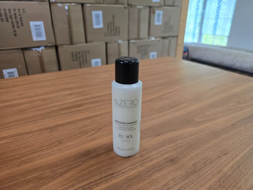 6.Zero Oxidationsemulsion für Haarfärbung 200ml 30Vol. (9%) (Neu und ...