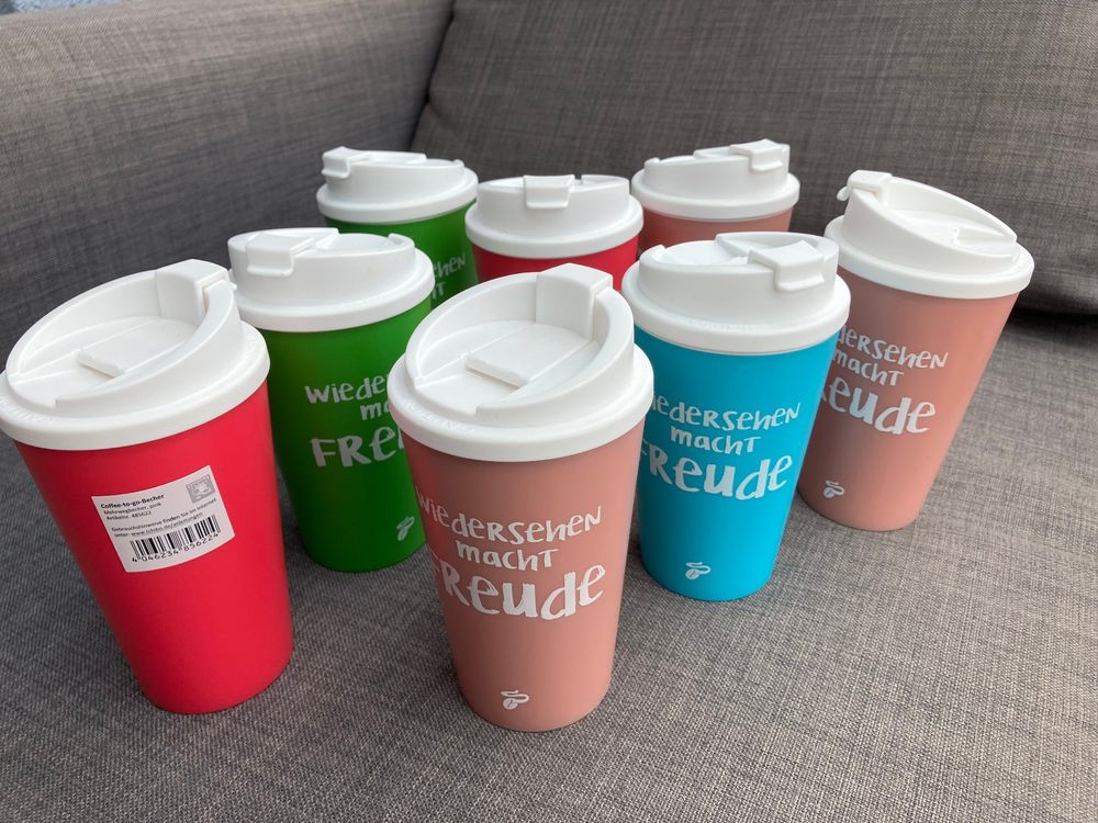 8 x Coffee-to-go Becher (Neu (gemäss Beschreibung)) in Anglikon für CHF 7 – mit Lieferung auf ...