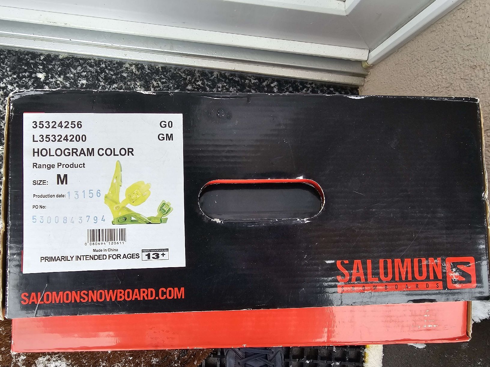 Fixations Snowboard Salomon Hologram Color Taille M (Neuf (Voir ...