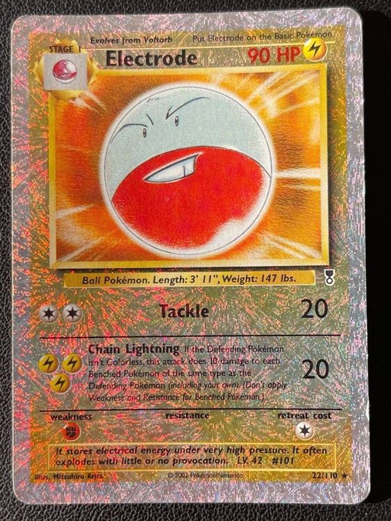 Electrode 22/110 Pokémon Legendary Collection Reverse Holo (Neu (gemäss ...