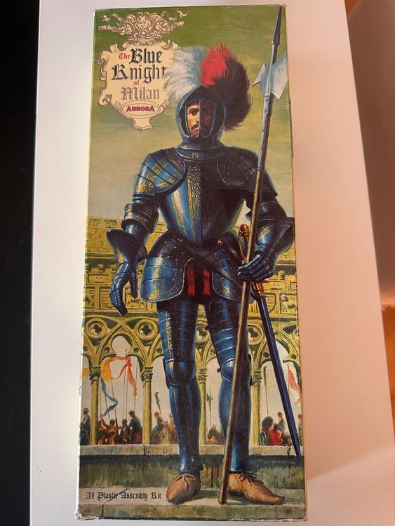 Bausatz the blue knight of Milan by Aurora | Kaufen auf Ricardo