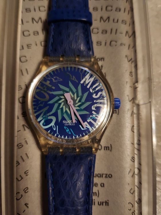 Swatch Musical Modell Tone in Blue (Gebraucht) in Flums für CHF 25 ...
