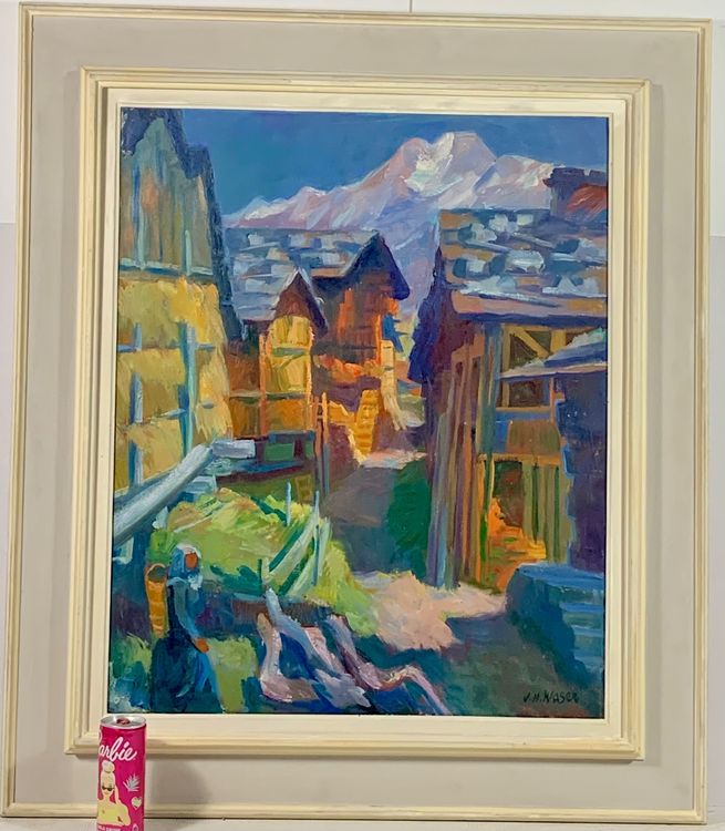 Joseph H. Waser (1901-1994) Berglandschaft Gemälde | Kaufen auf Ricardo