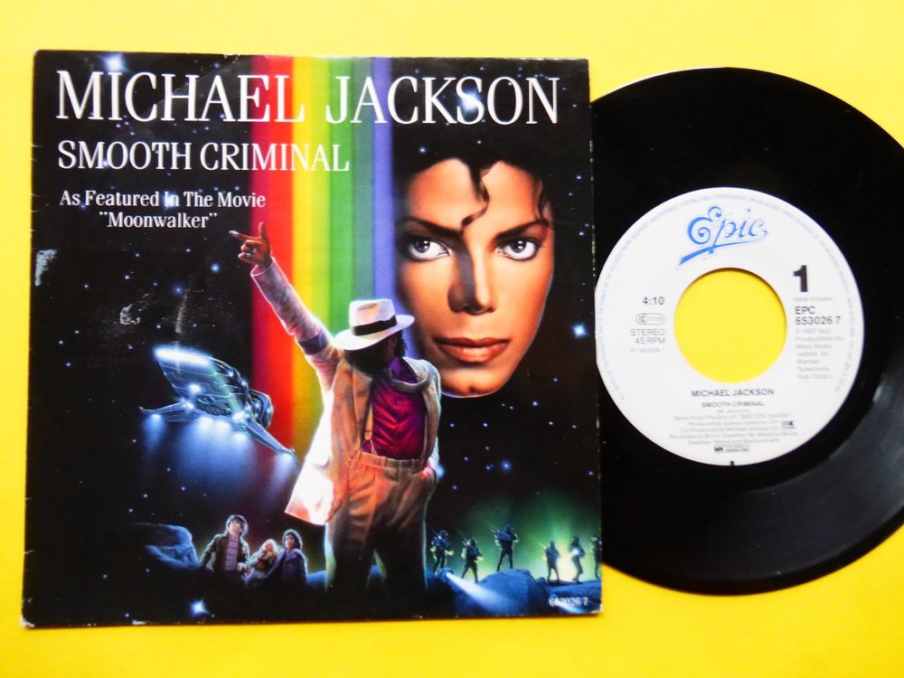 MICHAEL JACKSON 7" SMOOTH CRIMINAL | Kaufen auf Ricardo