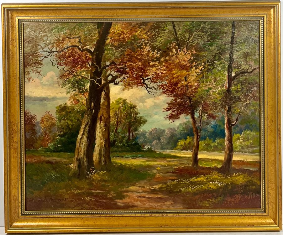 Paul Werner - Herbst Szene Grosse Gemälde (Gebraucht) in Root für CHF 94 – mit Lieferung auf ...