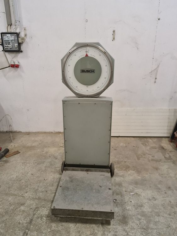 10. Grosse mobile BUSCH Waage bis 100Kg ab 1.- (Gebraucht) in Necker für CHF 52 – nur Abholung ...