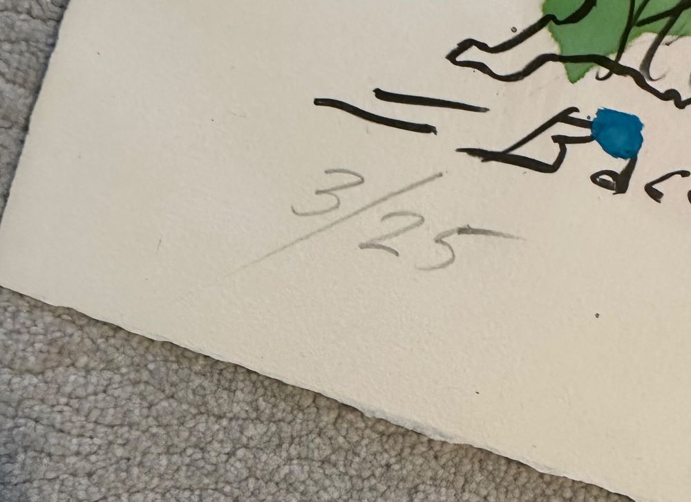 Paul Leber (1928) Litho Handsig | Kaufen auf Ricardo