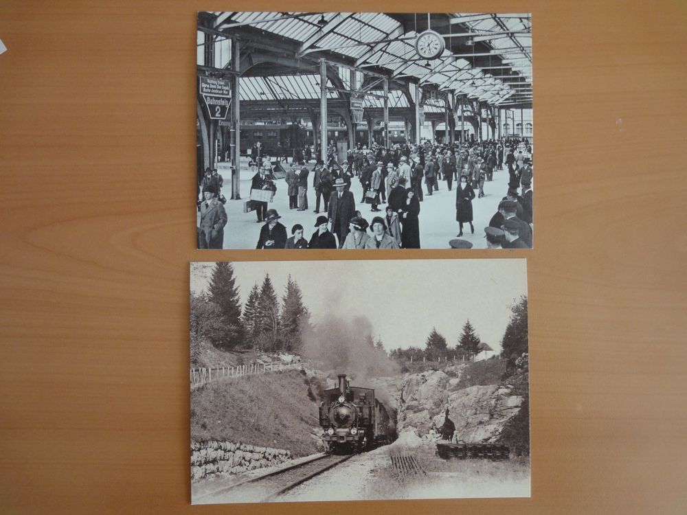 263.) 2 Stk. Ansichtskarten Bahnhof & Brünigbahn (Gebraucht) in für CHF 0.7 – mit Lieferung auf ...