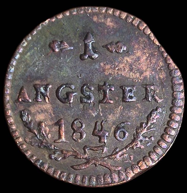 Silber Billon 1 Angster Schwyz 1846 Kantonsmünze (Gebraucht) in ...