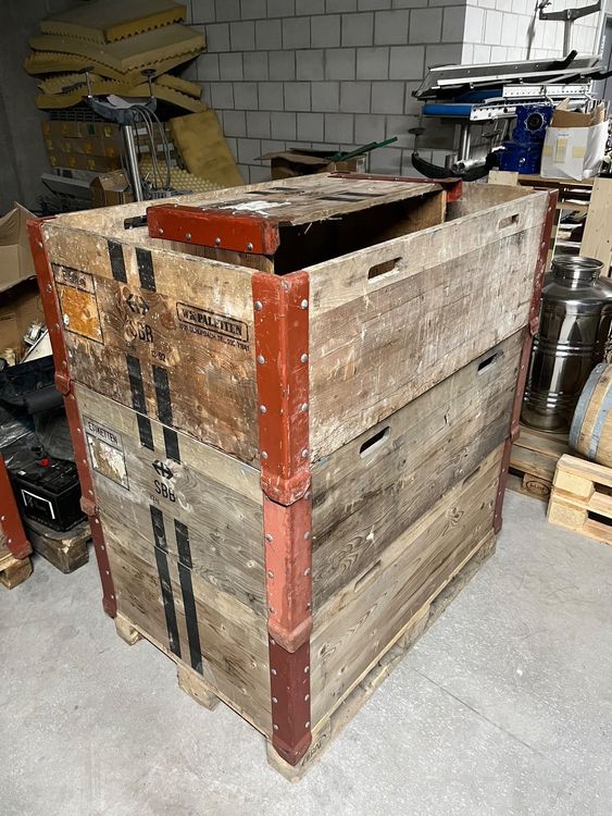 4 Palettrahmen auf 1 Europalette / Palettenrahmen SBB (Gebraucht) in Oberrieden für CHF 80 – nur ...