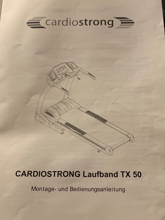 Laufband Cardiostrong TX50 | Kaufen auf Ricardo