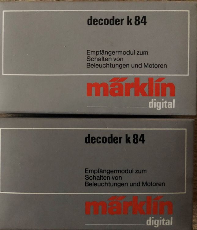 Märklin Digital Decoder k84 neuwertig | Kaufen auf Ricardo