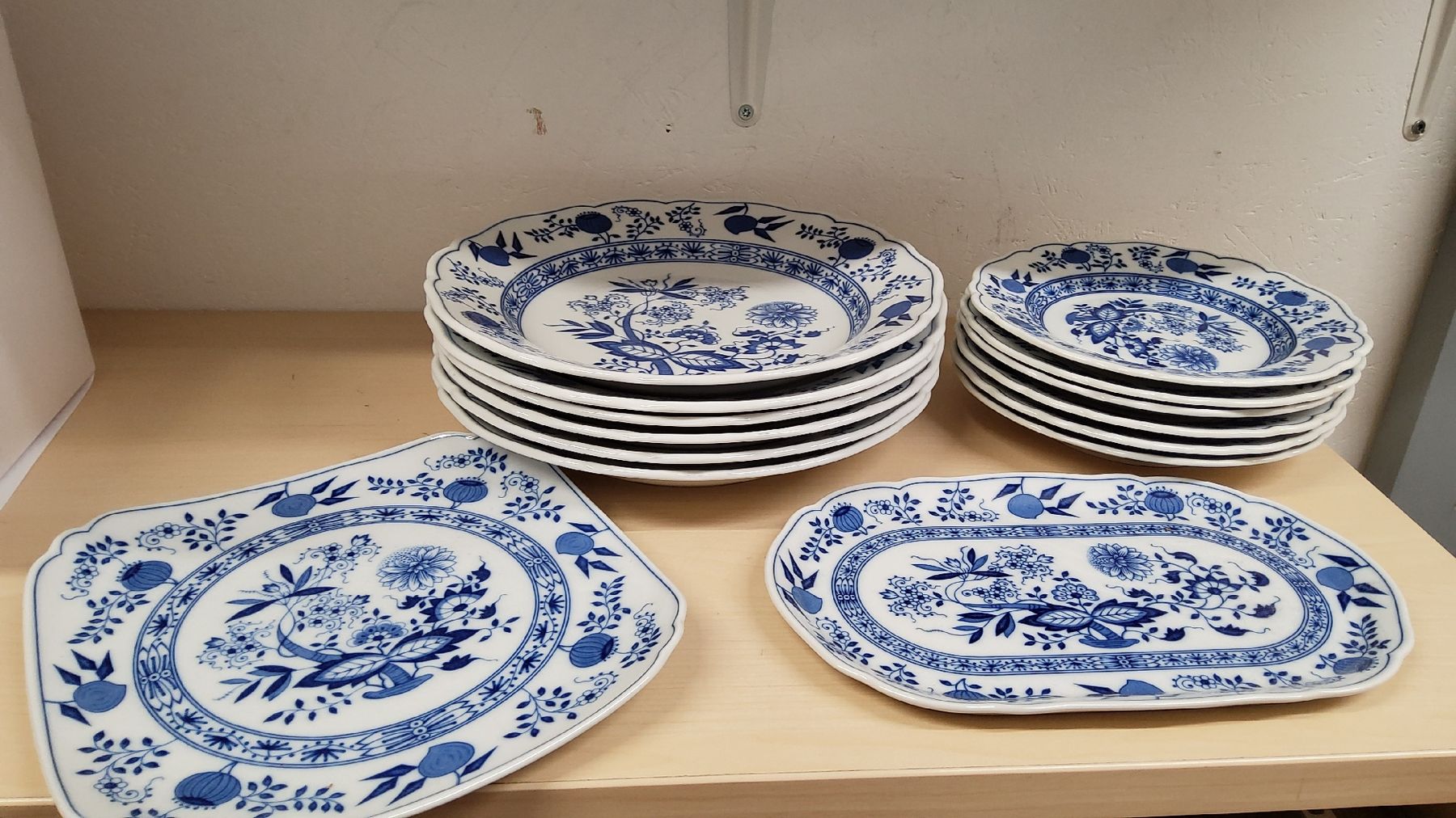Winter: Schönwald Teller Set, Zwiebelmuster, Vintage, 19x (Gebraucht ...