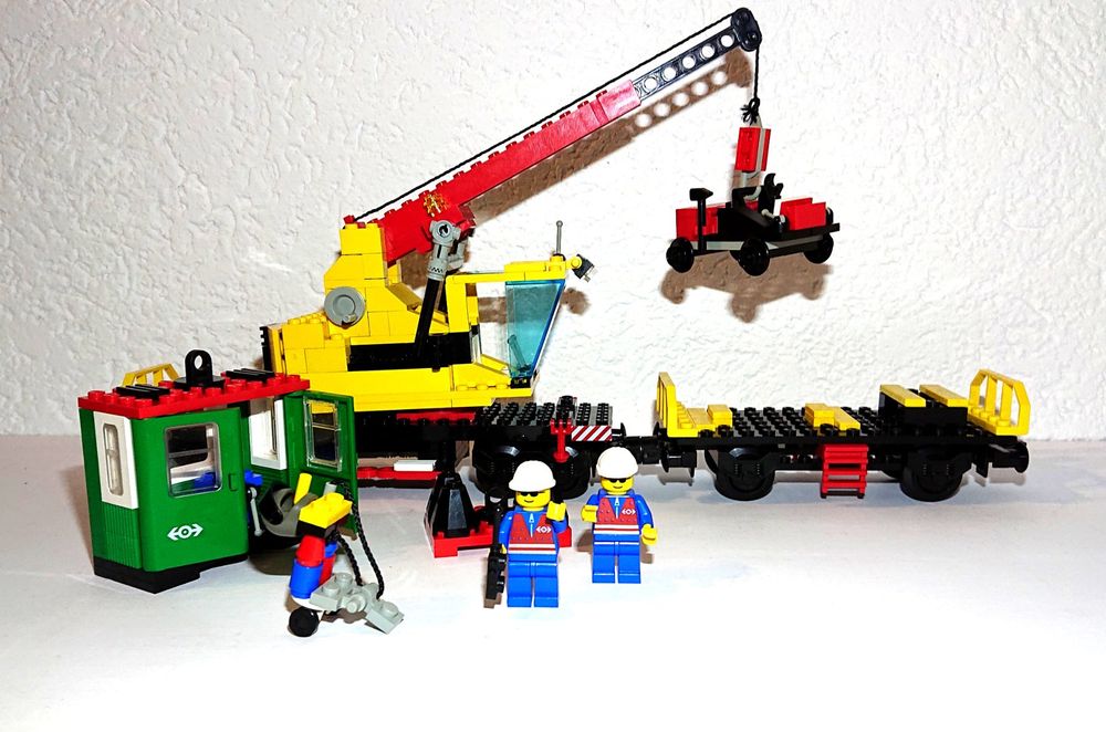 LEGO EISENBAHN 4552 BAUKRANWAGEN MIT ZUBEHÖR | Kaufen auf Ricardo
